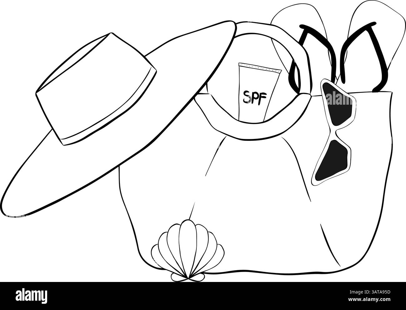 Shopping for flip flops Cut Out Stock Images & Pictures - Alamy