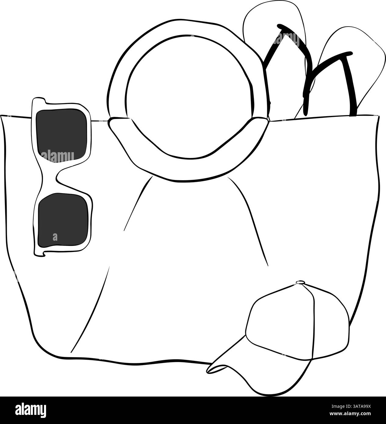 Women fun vacation beach Stock Vector Images - Alamy