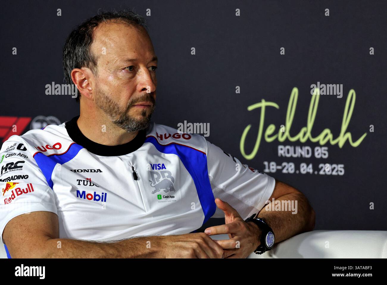 Jeddah, Saudi Arabia. 18th Apr, 2025. Peter Bayer (AUT) Racing Bulls ...