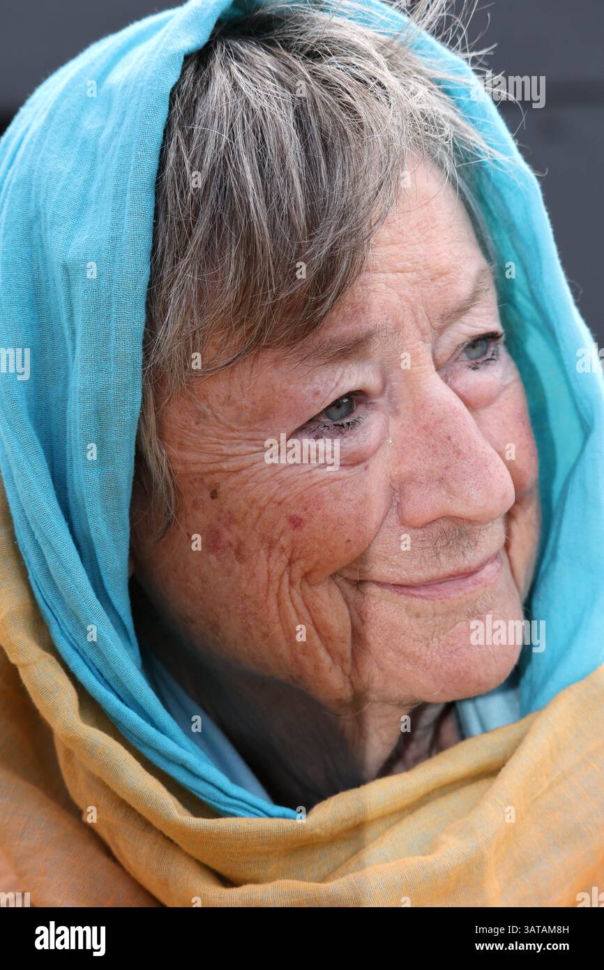 LONDON, ENGLAND - APRIL 18 2025: Peter Bergin as 'Jesus' performs at ...