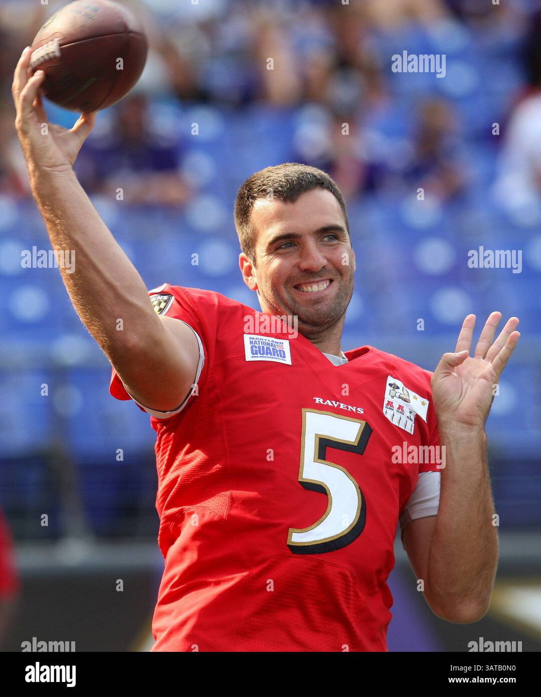Joe flacco 2013 camp hi-res stock photography and images - Alamy
