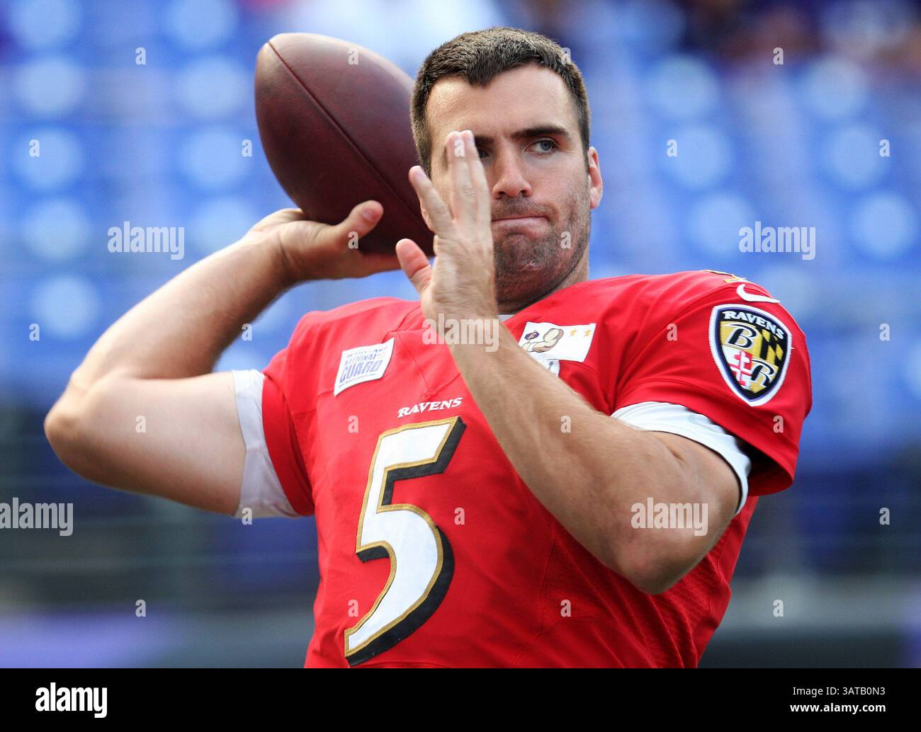 Joe flacco 2013 camp hi-res stock photography and images - Alamy