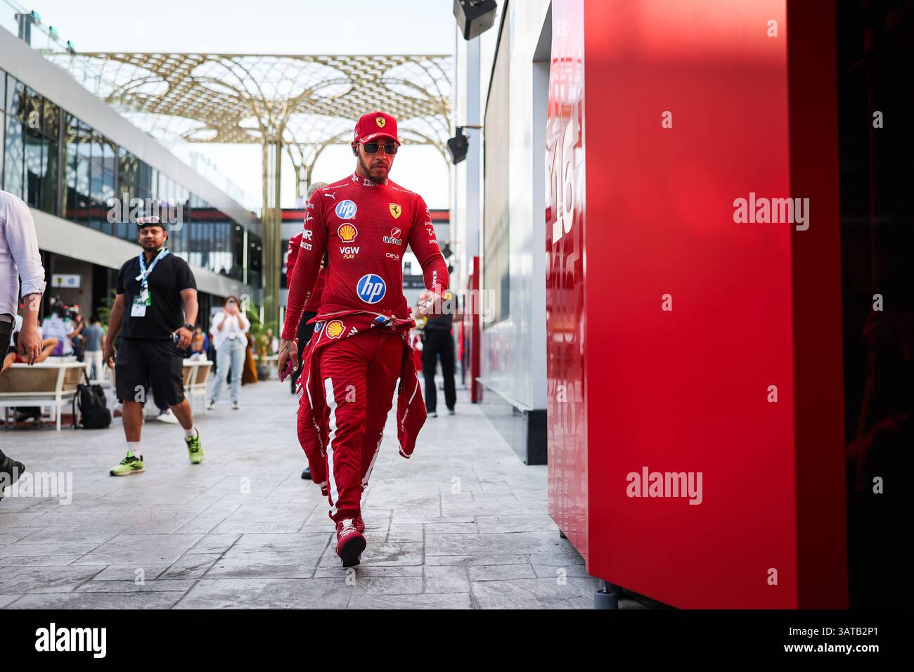 HAMILTON Lewis (gbr), Scuderia Ferrari SF-25, portrait during the ...