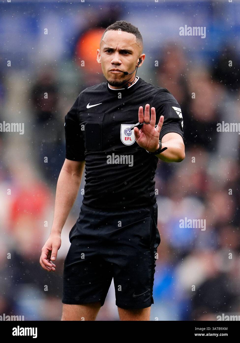 Referee Ruebyn Ricardo during the Sky Bet League One match at St ...