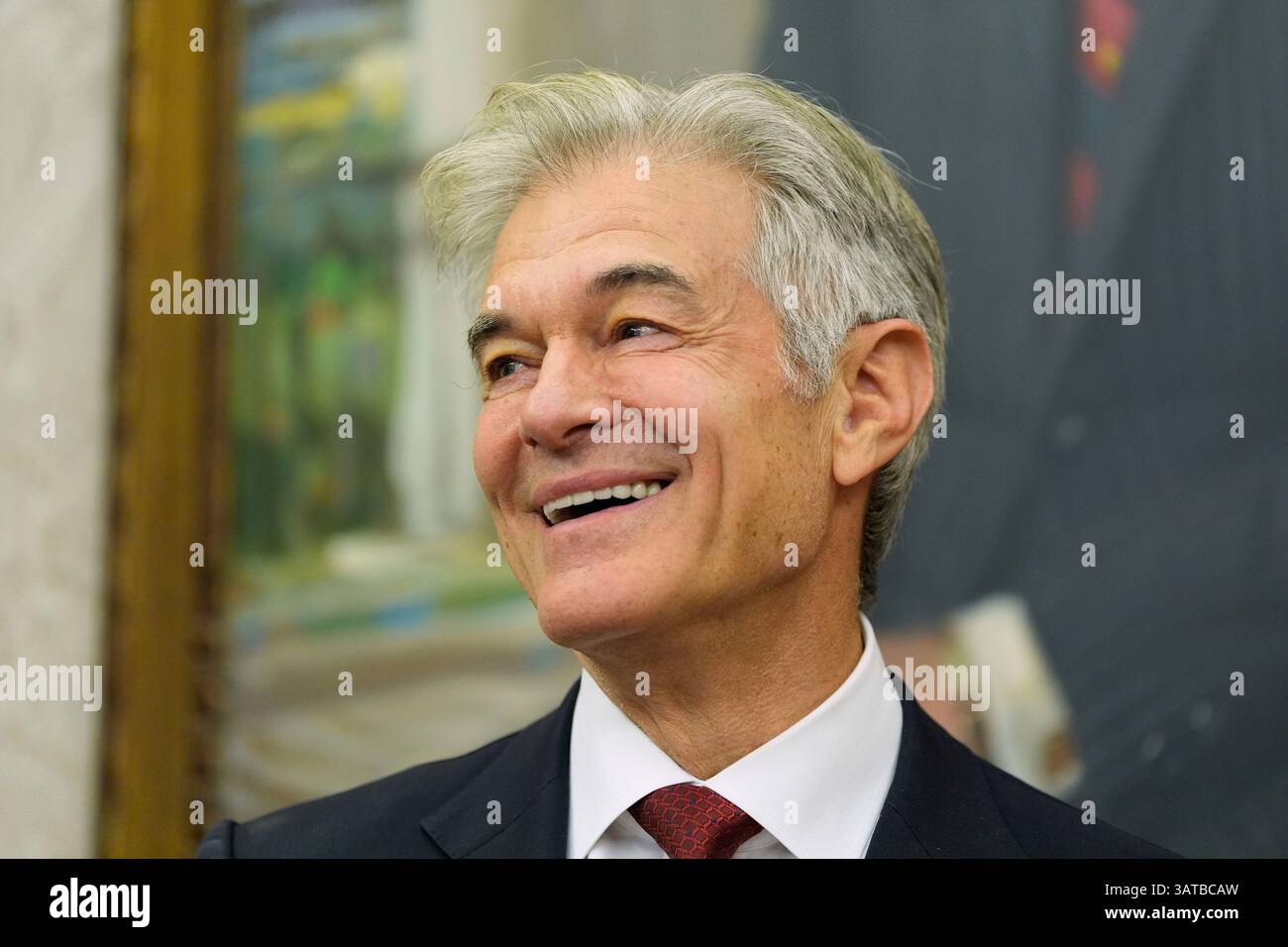 Dr. Mehmet Oz attends his swearing in ceremony to be Administrator of the Centers for Medicare ...