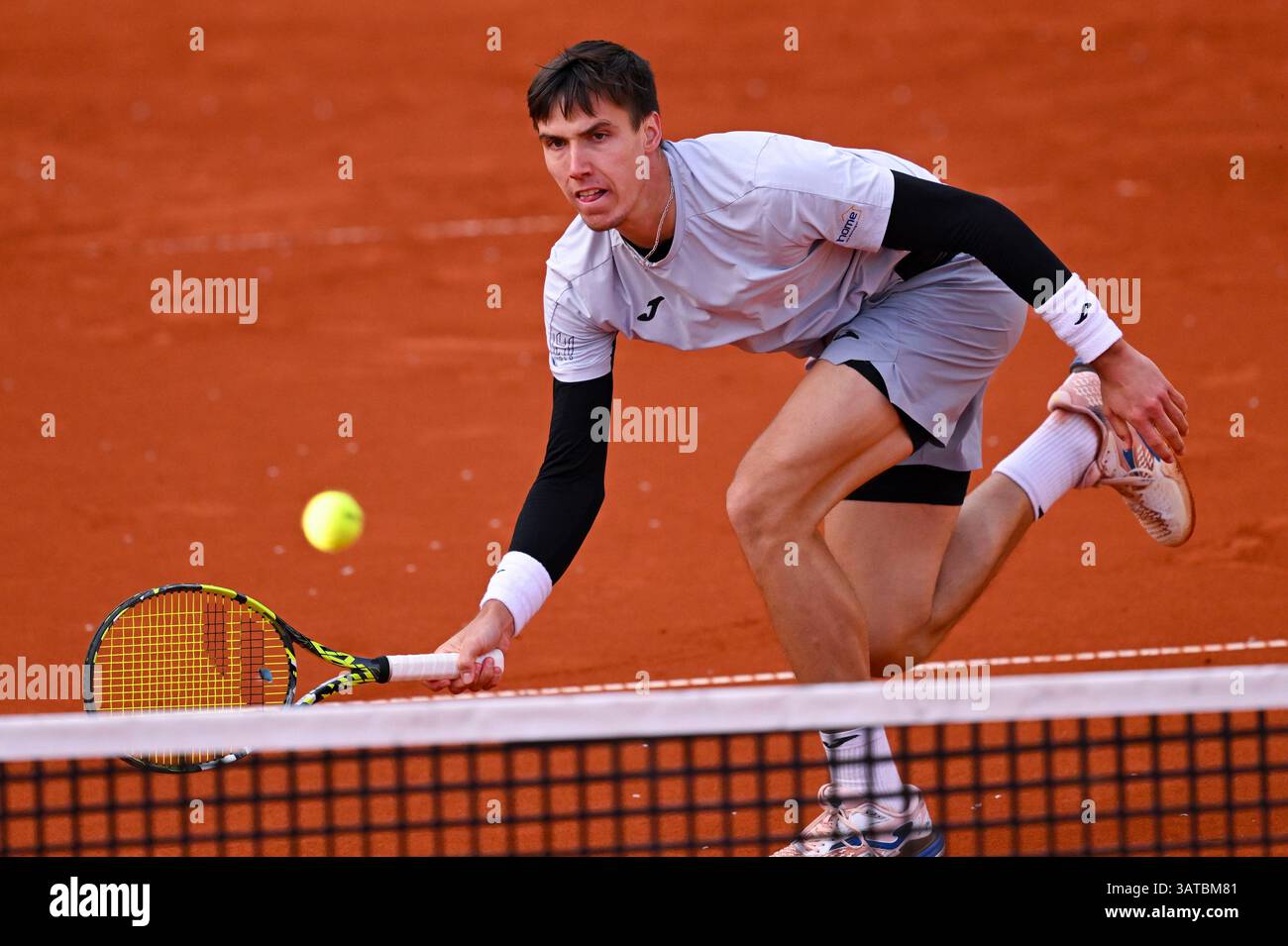 Hungary's Fabian Marozsan plays Belgium's Zizou Bergs during the Munich ...