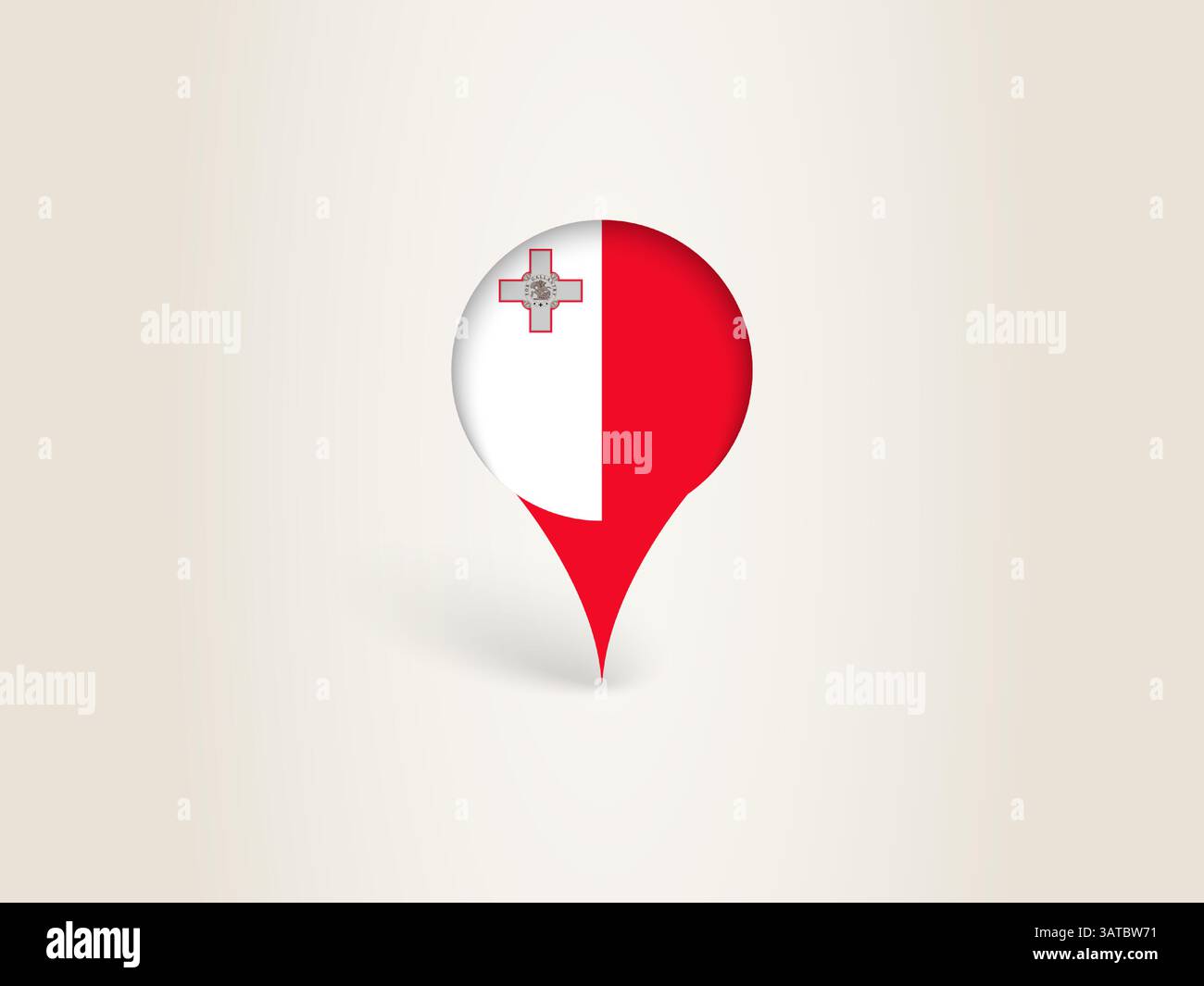 Maltese national flag Stock Vector Images - Alamy