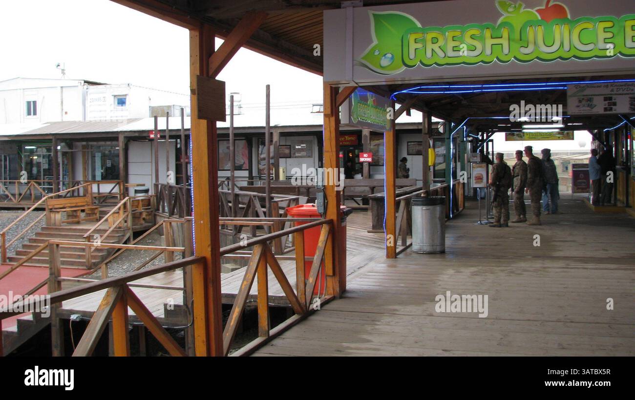 Sept. 1, 2013 - Kandahar, AFG - The Kandahar Airfield Boardwalk, for a ...