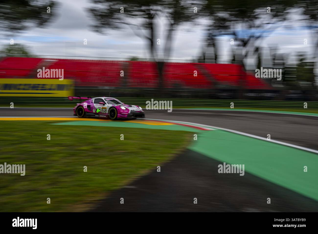 Imola, Italy. 18th Apr, 2025. Iron Dames, Porsche 911 GT3 R LMGT3 ...