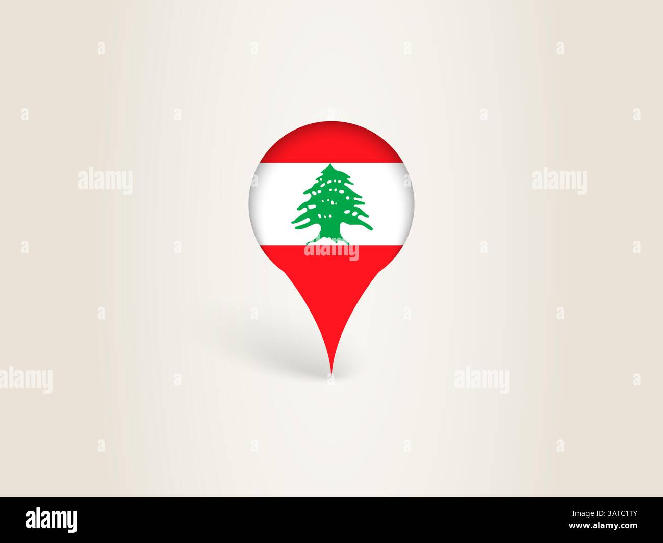 Lebanese national flag Stock Vector Images - Alamy
