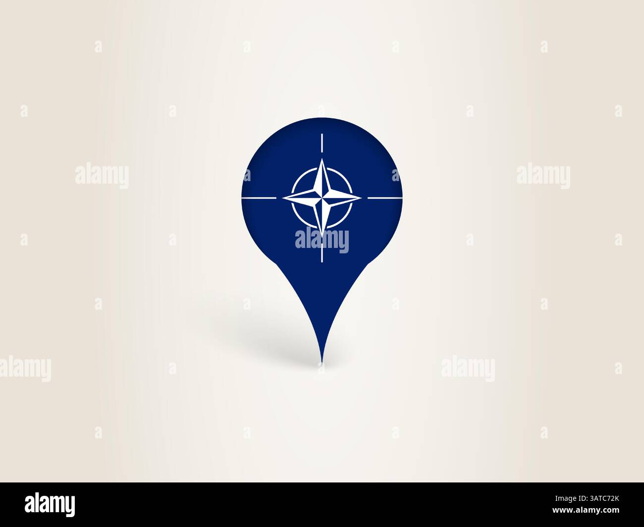 Nato flag marker Stock Vector Images - Alamy