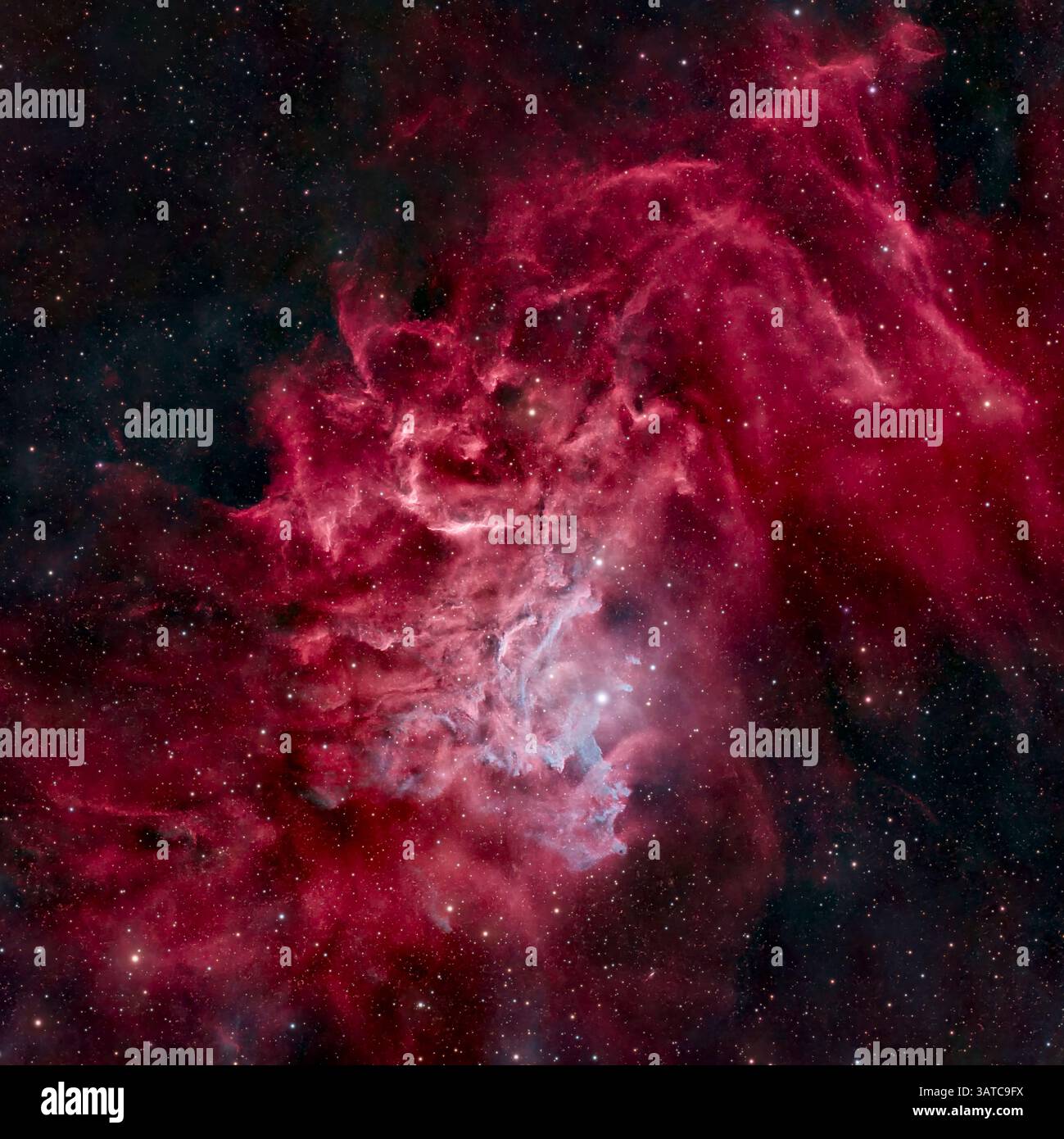 Nebula IC 405, also called the Flaming Star Nebula, is an emission ...
