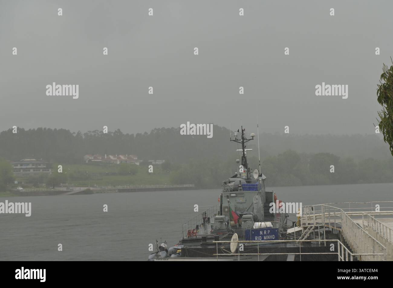 Vilanova da Cerveira, Portugal. April, 18th, 2025. The Portuguese naval ...