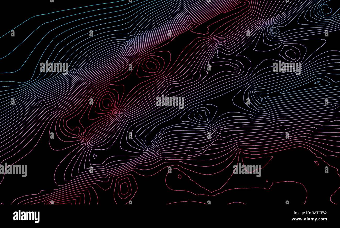 3d topographic map hi-res stock photography and images - Alamy