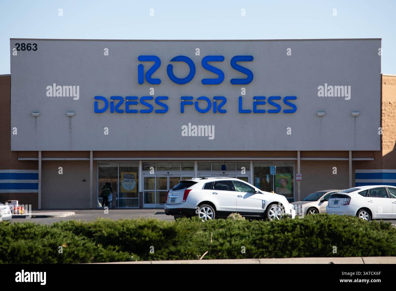 A Ross storefront in a shopping complex. Tariffs imposed by the trump ...