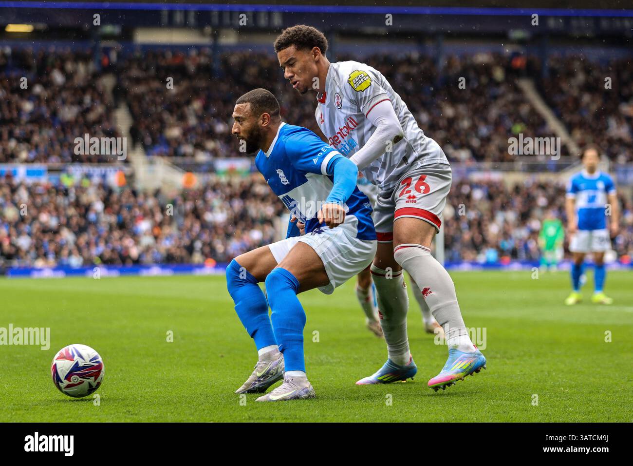 Birmingham, England, April 17th 2025: Keshi Anderson (14 Birmingham ...