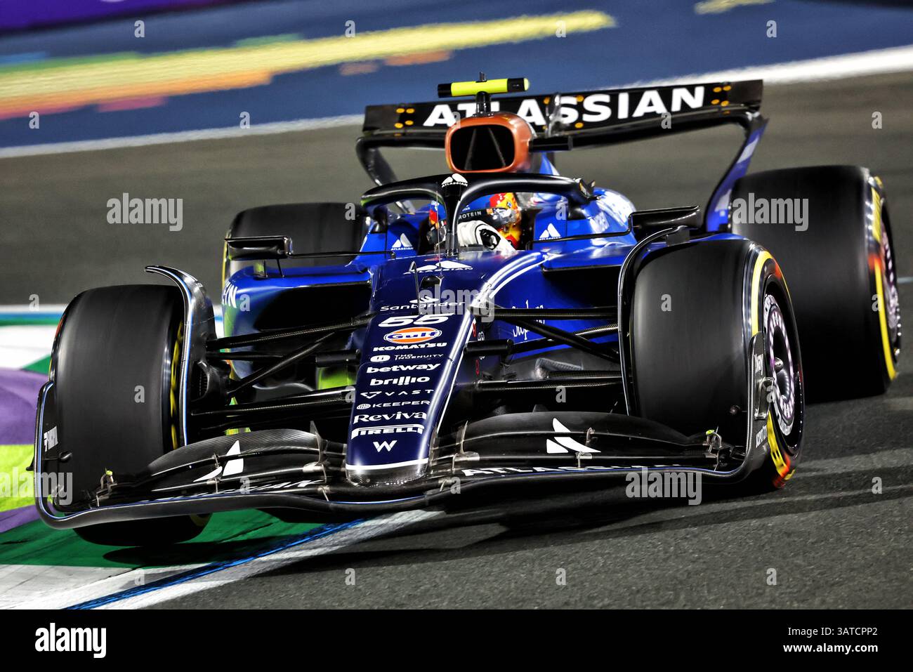 Jeddah, Saudi Arabia. 18th Apr, 2025. Carlos Sainz (ESP) Atlassian Williams Racing FW46. 18.04. ...