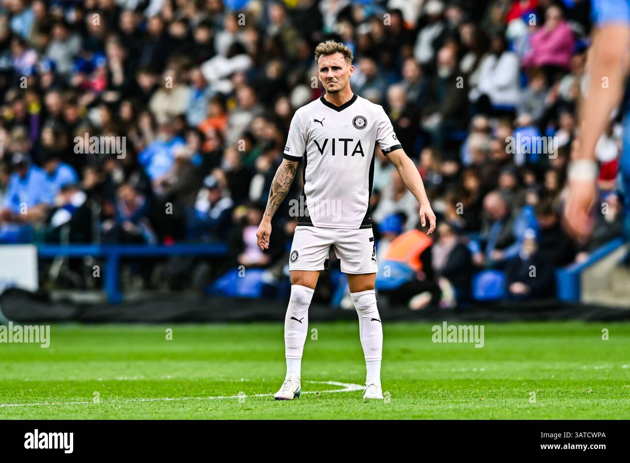 Jack Diamond (7 Stockport) looks on during the Sky Bet League 1 match ...