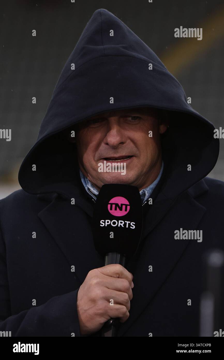 Former Leicester Tigers and England player Austin Healey during the ...