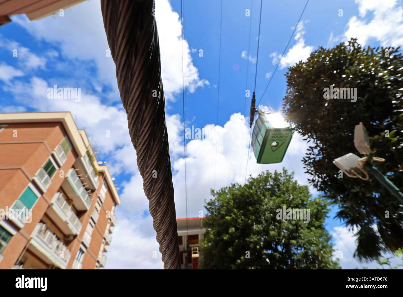 Faito Cable Car Collapse Castellammare di Stabia Naples the Day After ...
