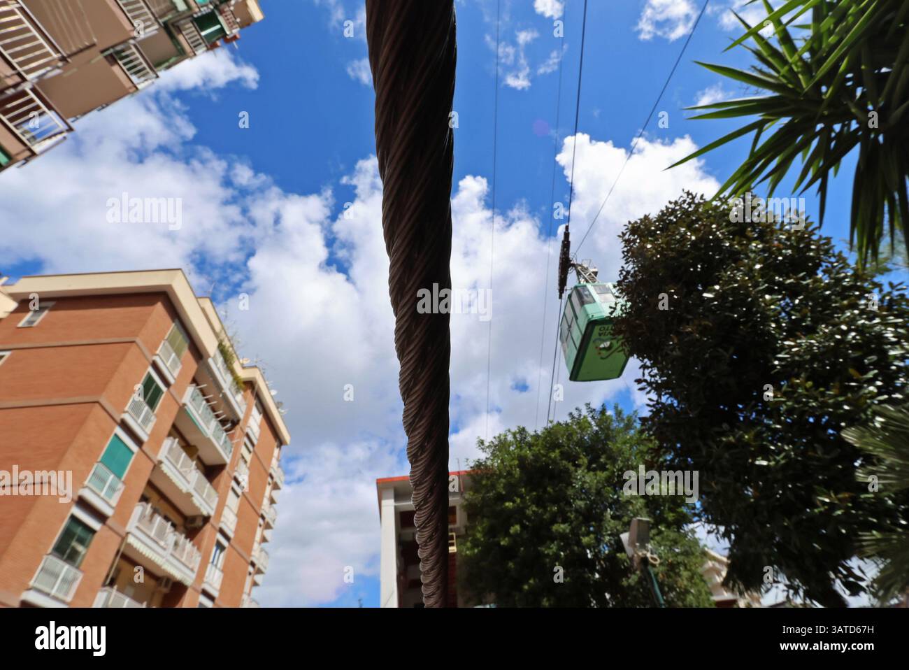 Faito Cable Car Collapse Castellammare di Stabia Naples the Day After ...