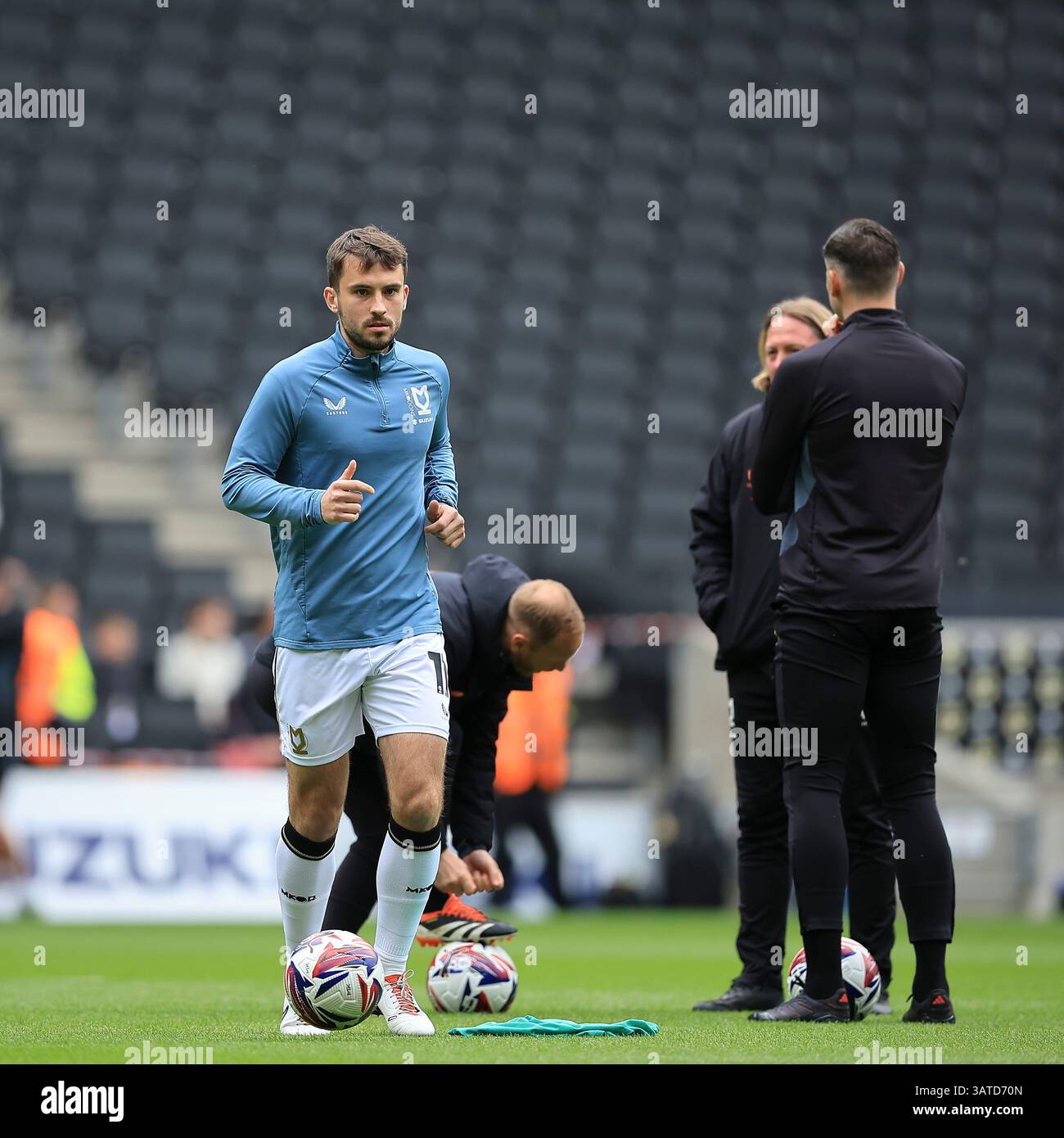 Milton Keynes Dons Defender Luke Offord (17) during the EFL League 2 ...