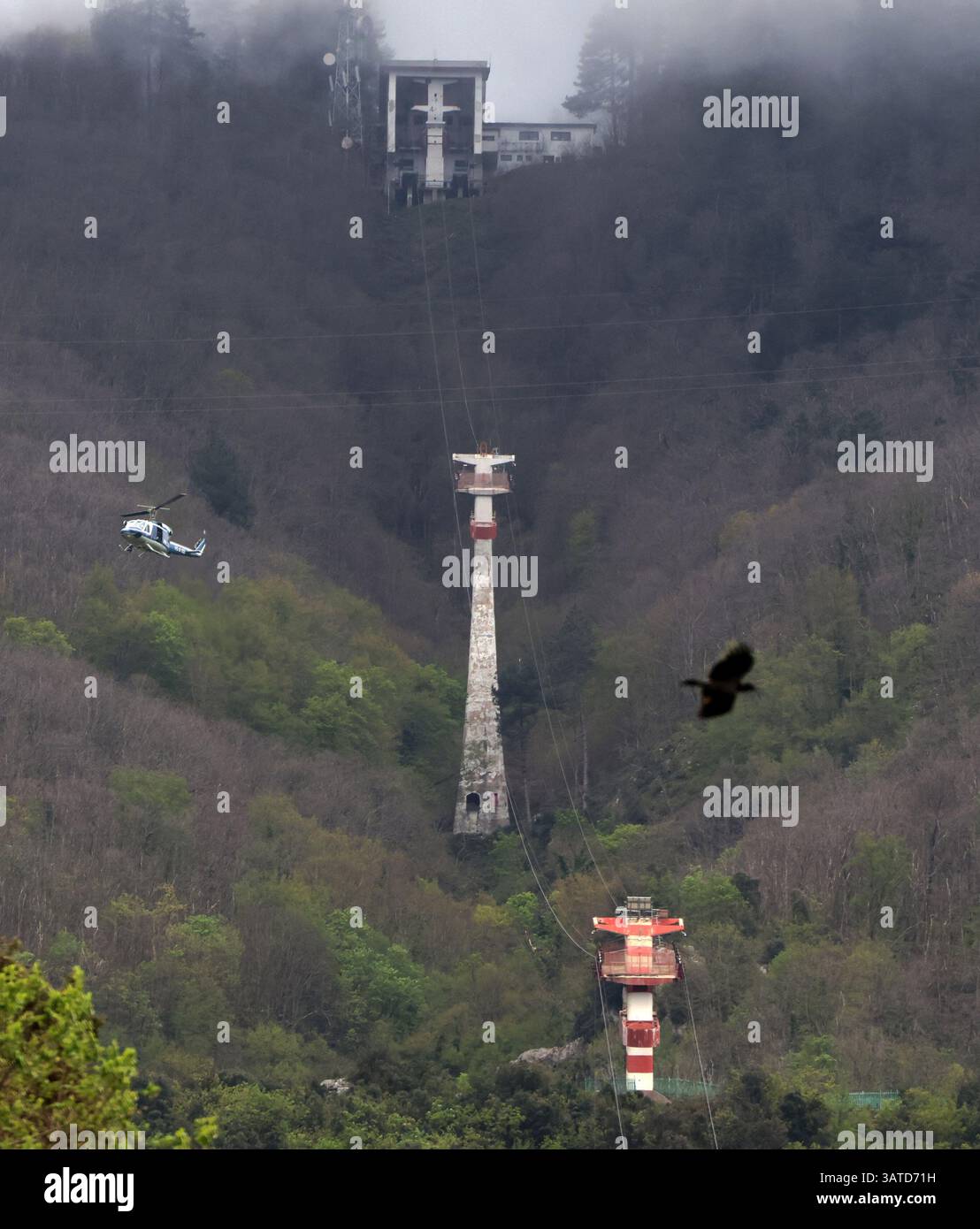 Faito Cable Car Collapse Castellammare di Stabia Naples the Day After ...