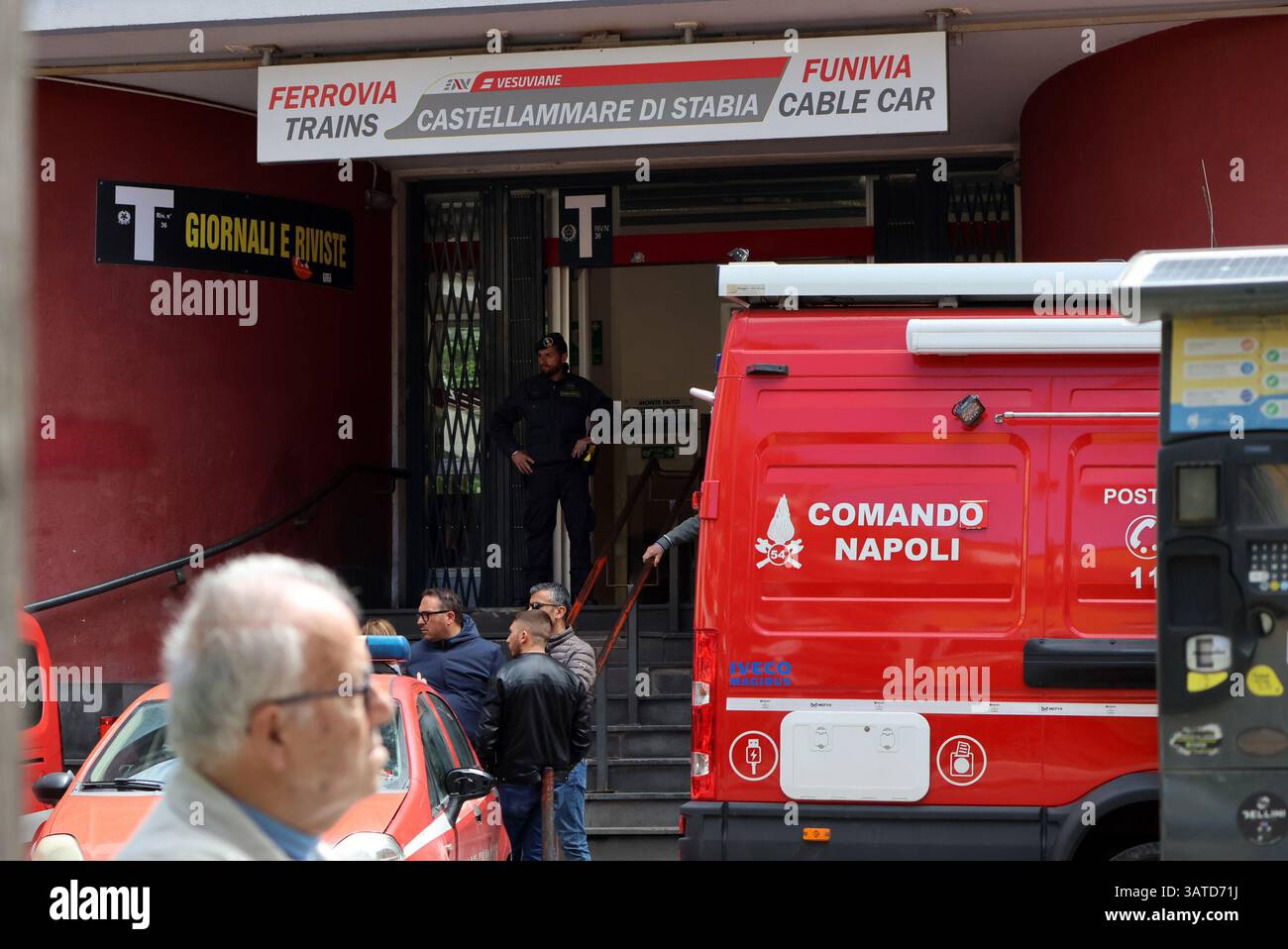 Faito Cable Car Collapse Castellammare di Stabia Naples the Day After ...
