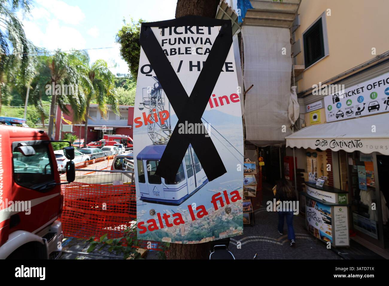 Faito Cable Car Collapse Castellammare di Stabia Naples the Day After ...