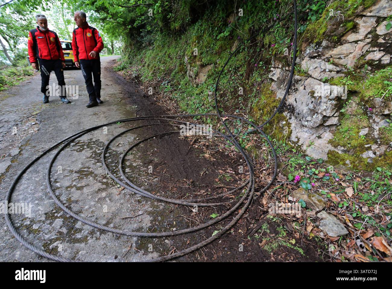 Faito Cable Car Collapse Castellammare di Stabia Naples the Day After ...