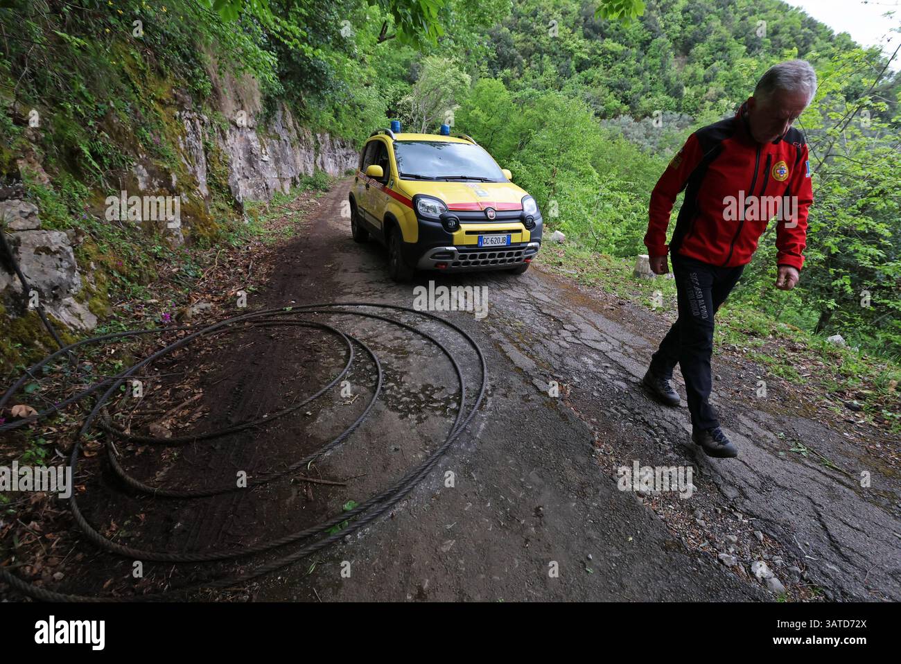 Faito Cable Car Collapse Castellammare di Stabia Naples the Day After ...