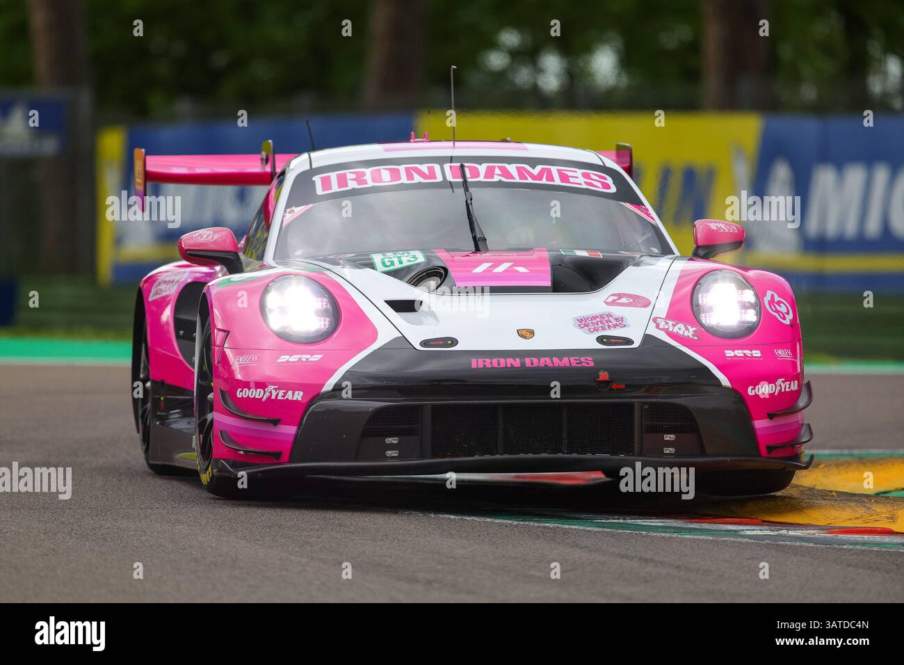 Imola, Italy. 18th Apr, 2025. Celia MARTIN (FRA), Rahel FREY (SUI ...