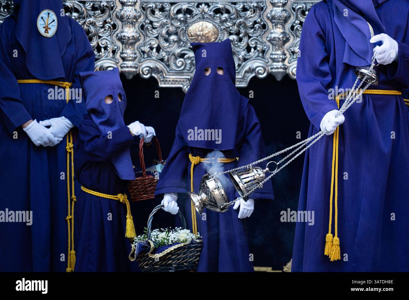 Barcelona, Barcelona, Spain. 18th Apr, 2025. During Holy Week, the 15 1 ...