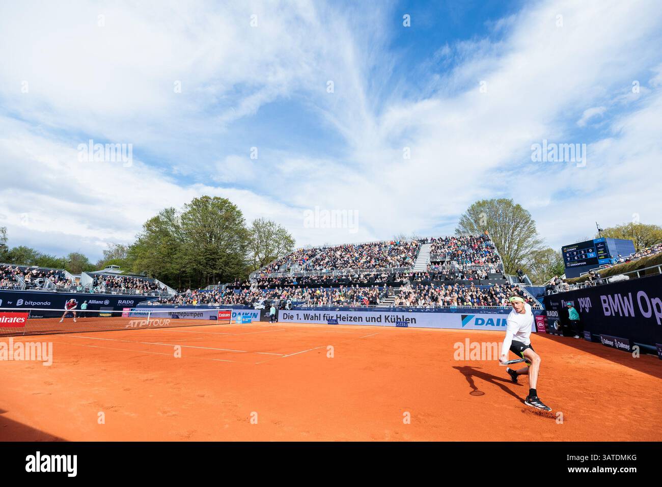 Alexander Zverev (Deutschland) im Match gegen Tallon Griekspoor (Niederlande) BMW Open by ...