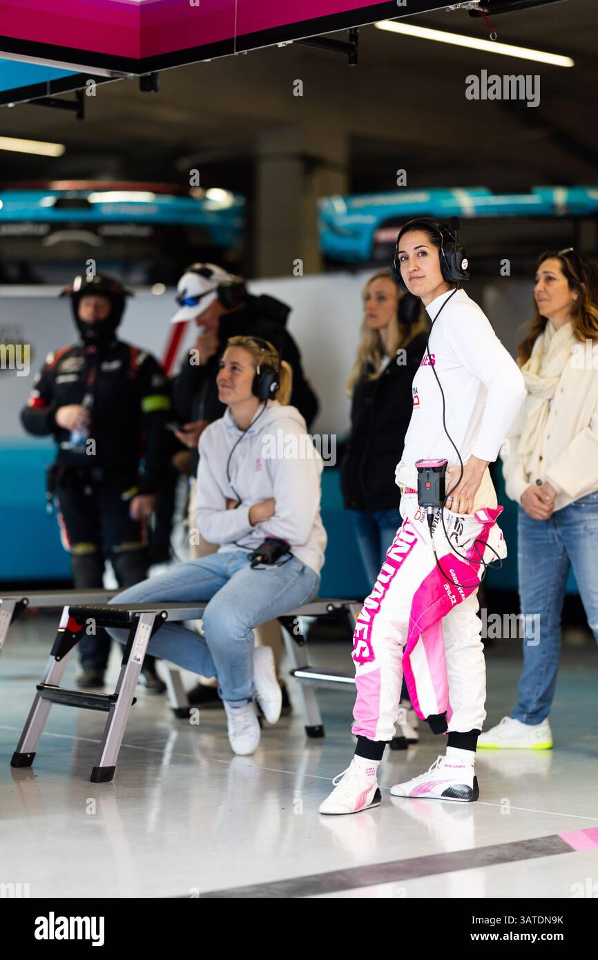 Imola, Italie. 18th Apr, 2025. MARTIN Célia (fra), Iron Dames, Porsche ...
