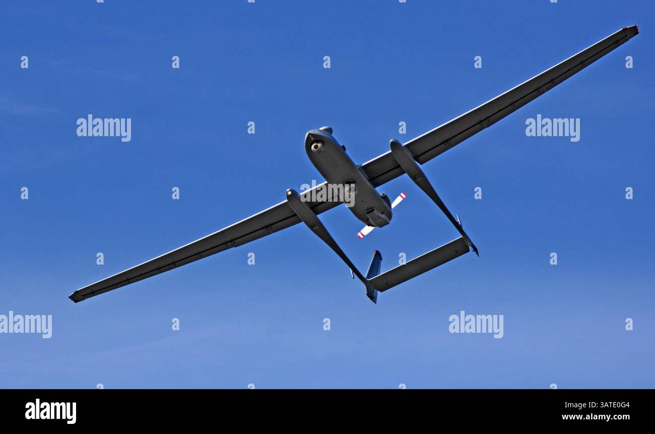 The Israeli Air Force's UAV squadron operates the Heron-1 (Shoval) UAVs ...