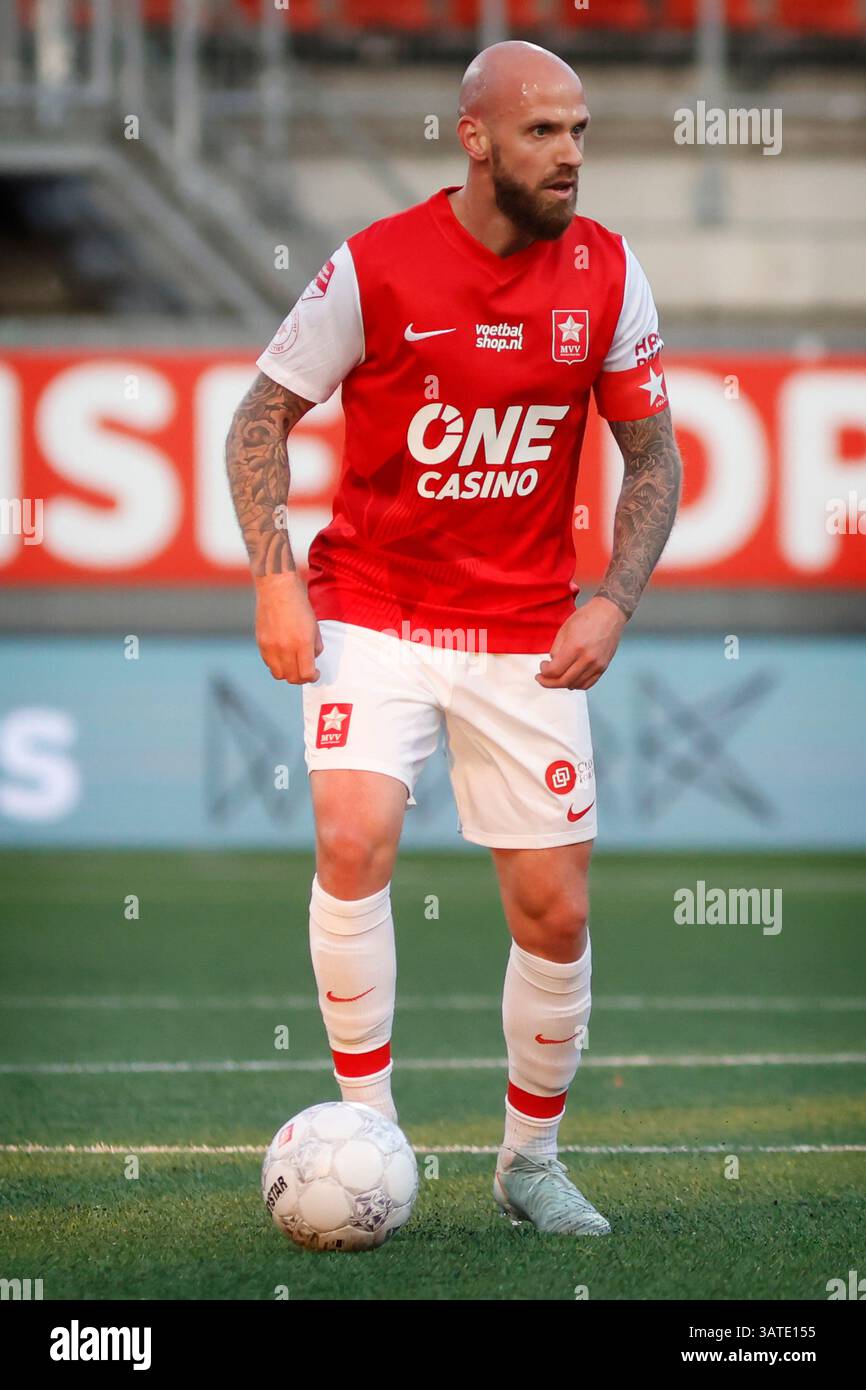 MAASTRICHT, NETHERLANDS - APRIL 18: Bryan Smeets of MVV Maastricht ...