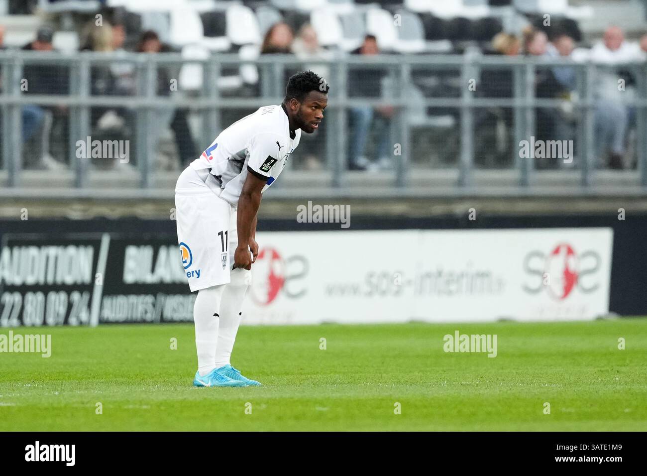 11 Malick MBAYE (asc) during the Ligue 2 BKT match between Amiens and ...