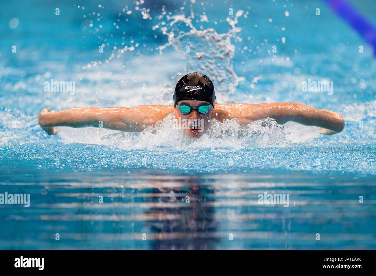 LONDON, UNITED KINGDOM. 18 April, 25. Joshua Gammon competes in Session ...
