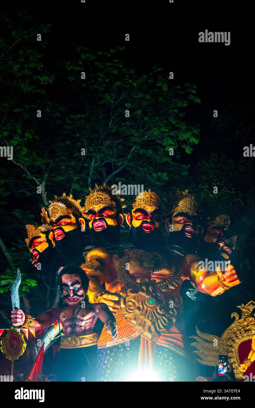 Panaji Goa, India, March 18th 2025 traditional and religious figures ...