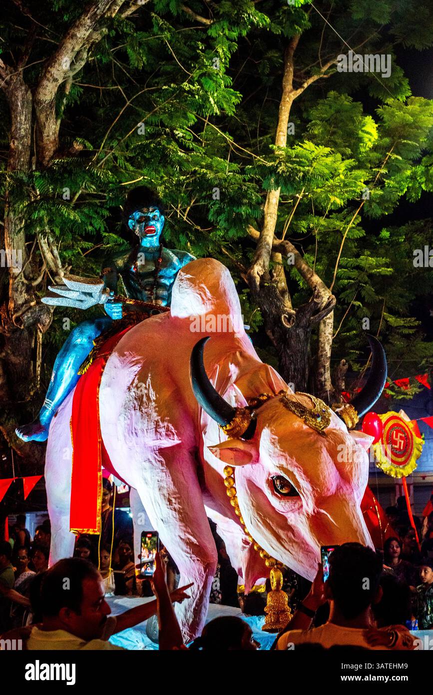 Panaji Goa, India, March 18th 2025 traditional and religious figures ...