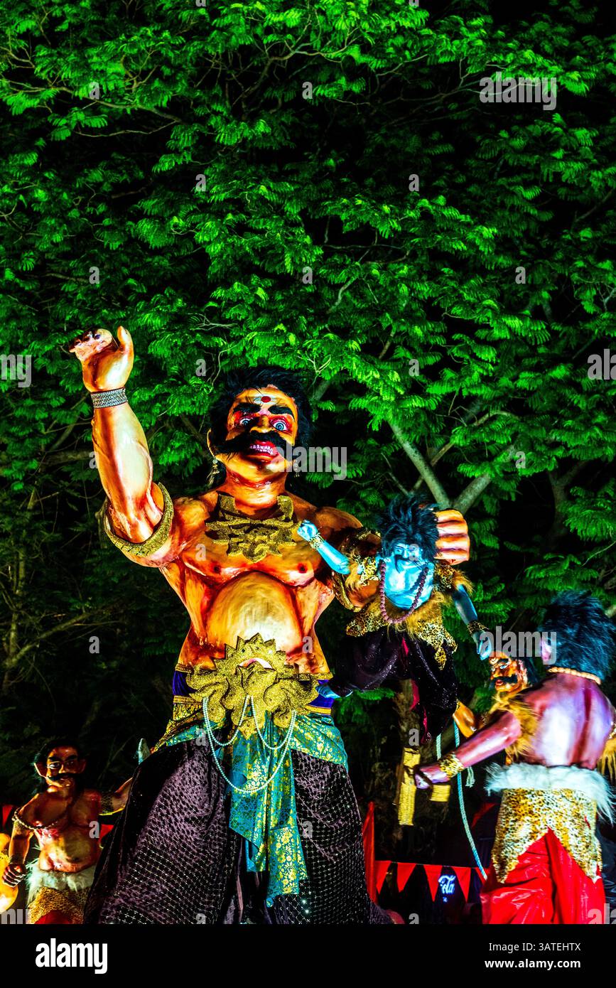 Panaji Goa, India, March 18th 2025 traditional and religious figures ...