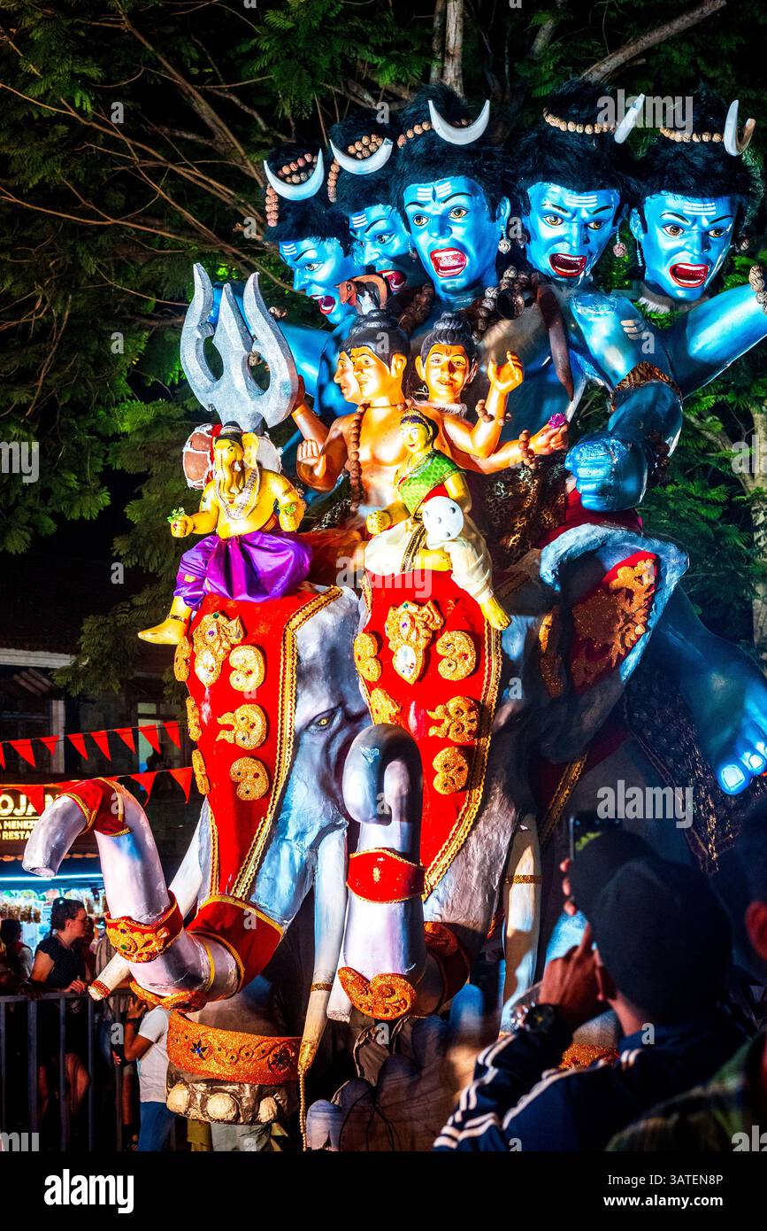 Panaji Goa, India, March 18th 2025 traditional and religious figures ...