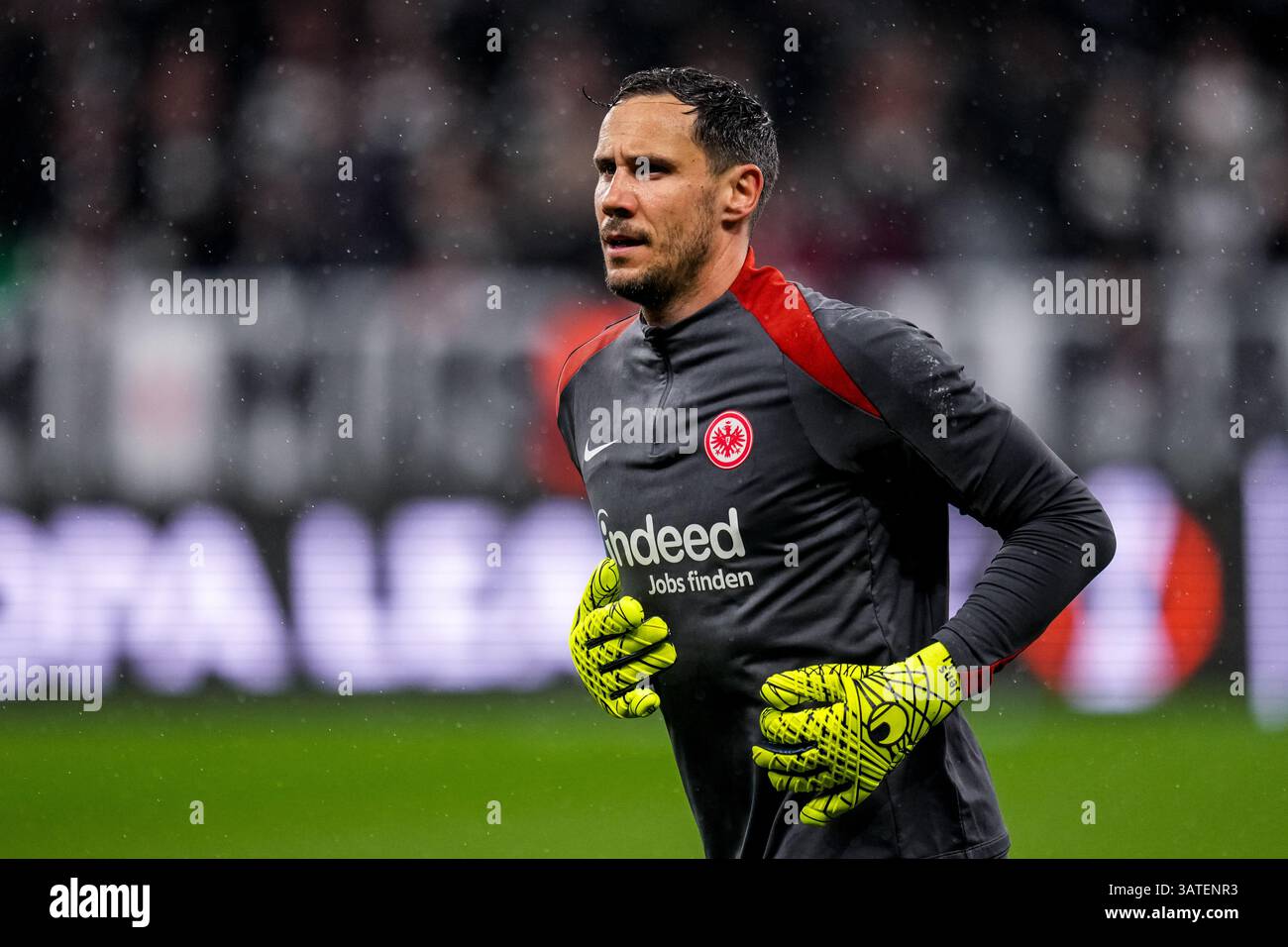 FRANKFURT AM MAIN, GERMANY - APRIL 17: Eintracht Frankfurt goalkeeper ...