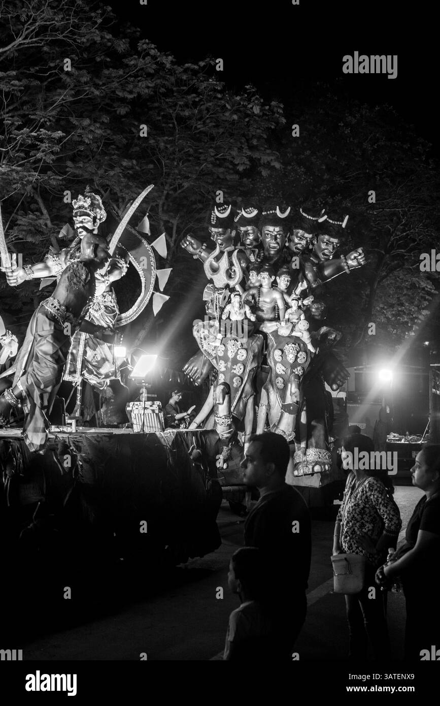 Panaji Goa, India, March 18th 2025 traditional and religious figures ...