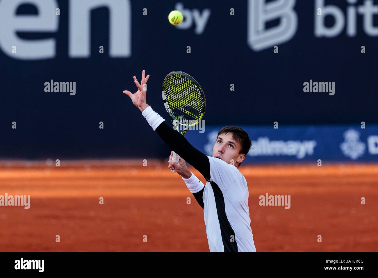 Fabian Marozsan (Ungarn) im Match gegen Zizou Bergs (Belgien) BMW Open by Bitpanda M?nchen ATP ...