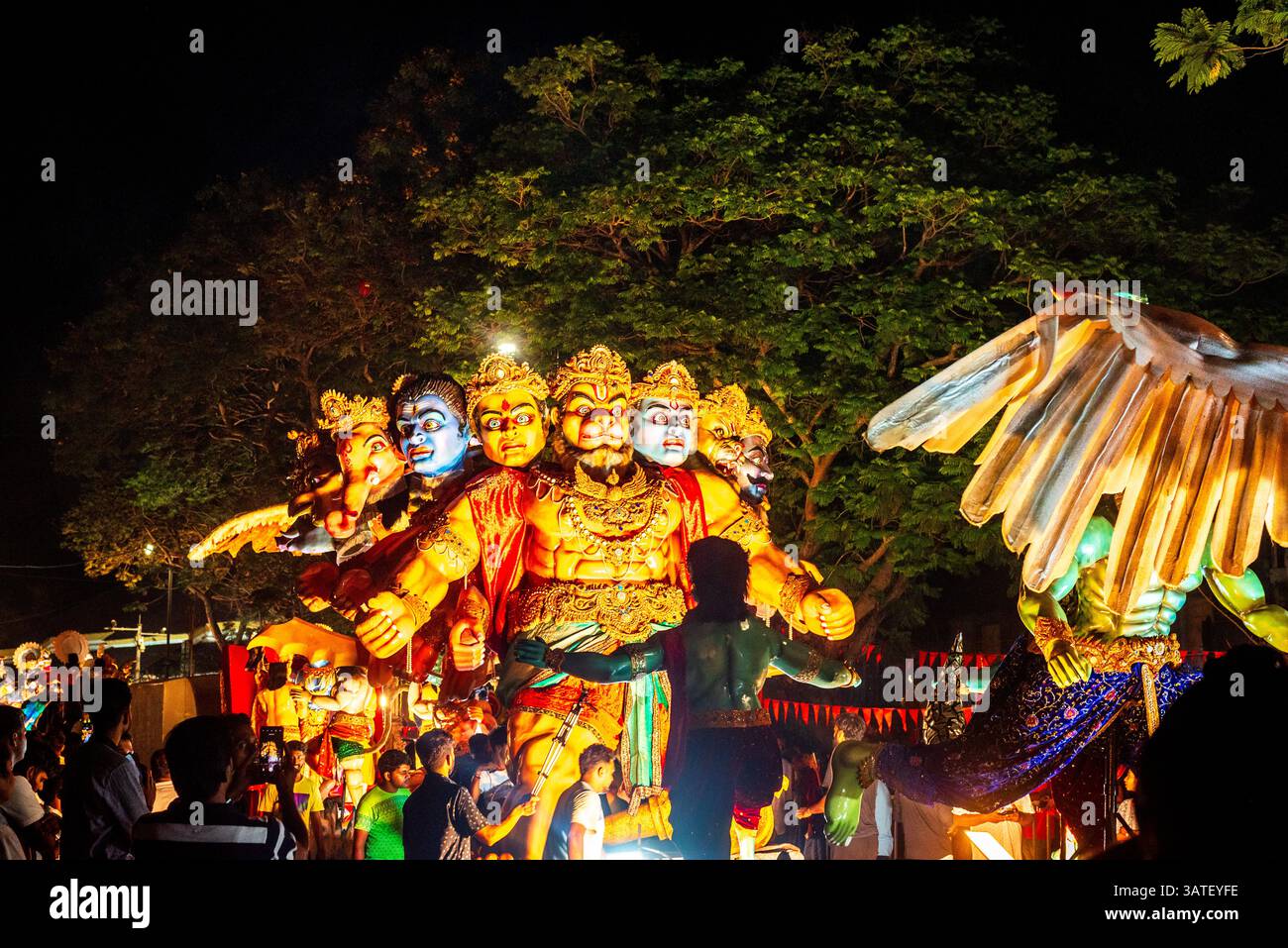 Panaji Goa, India, March 18th 2025 traditional and religious figures ...