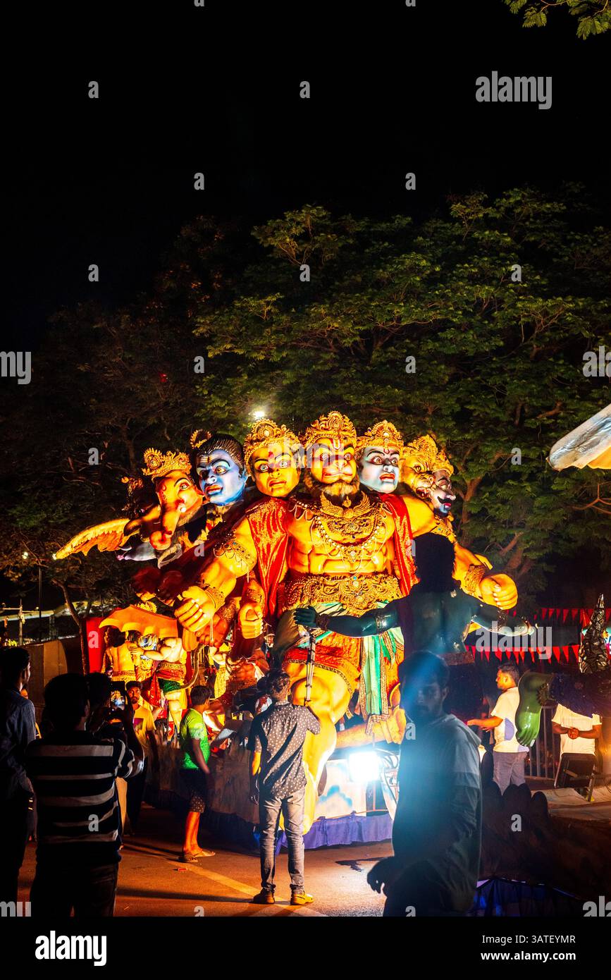 Panaji Goa, India, March 18th 2025 traditional and religious figures ...