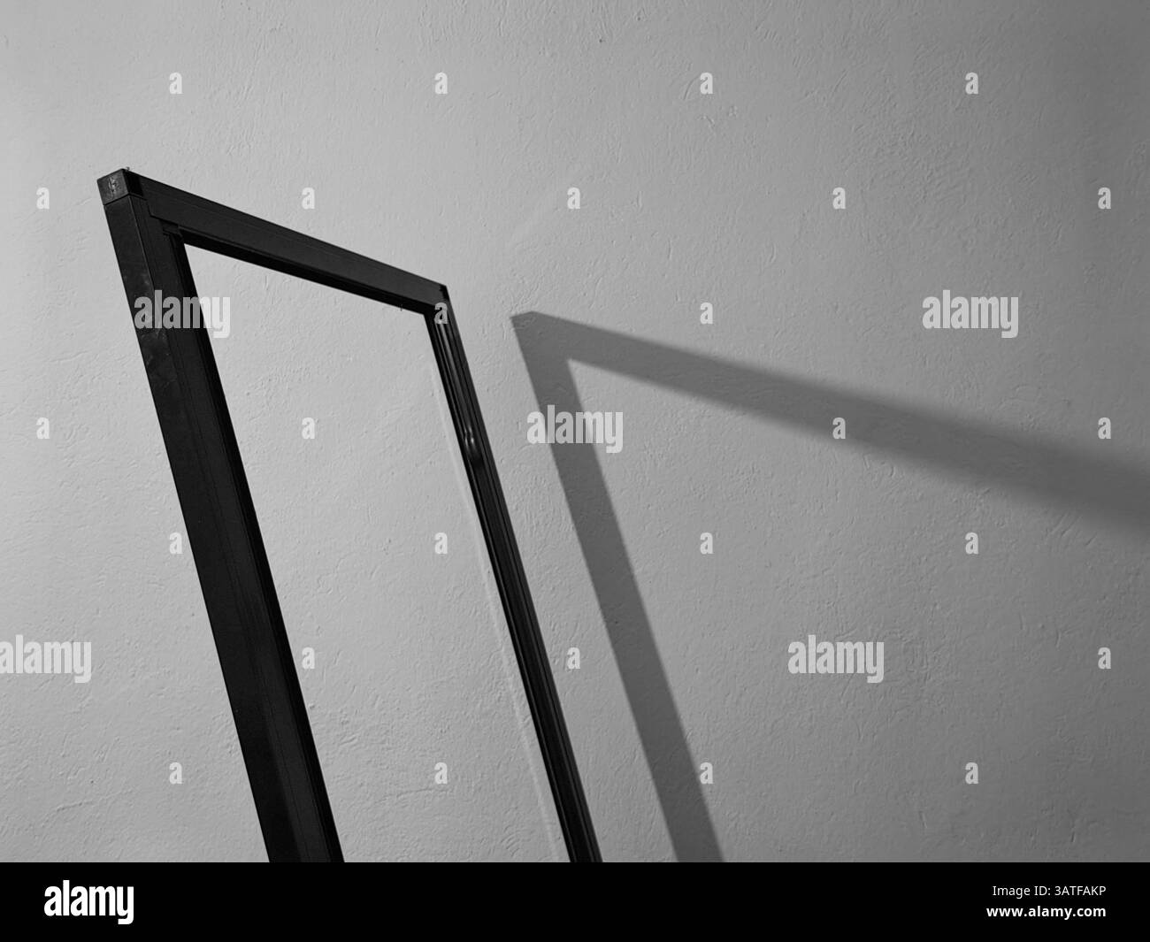 Monochrome Silence: Minimalism Empty Room Stock Photo - Alamy