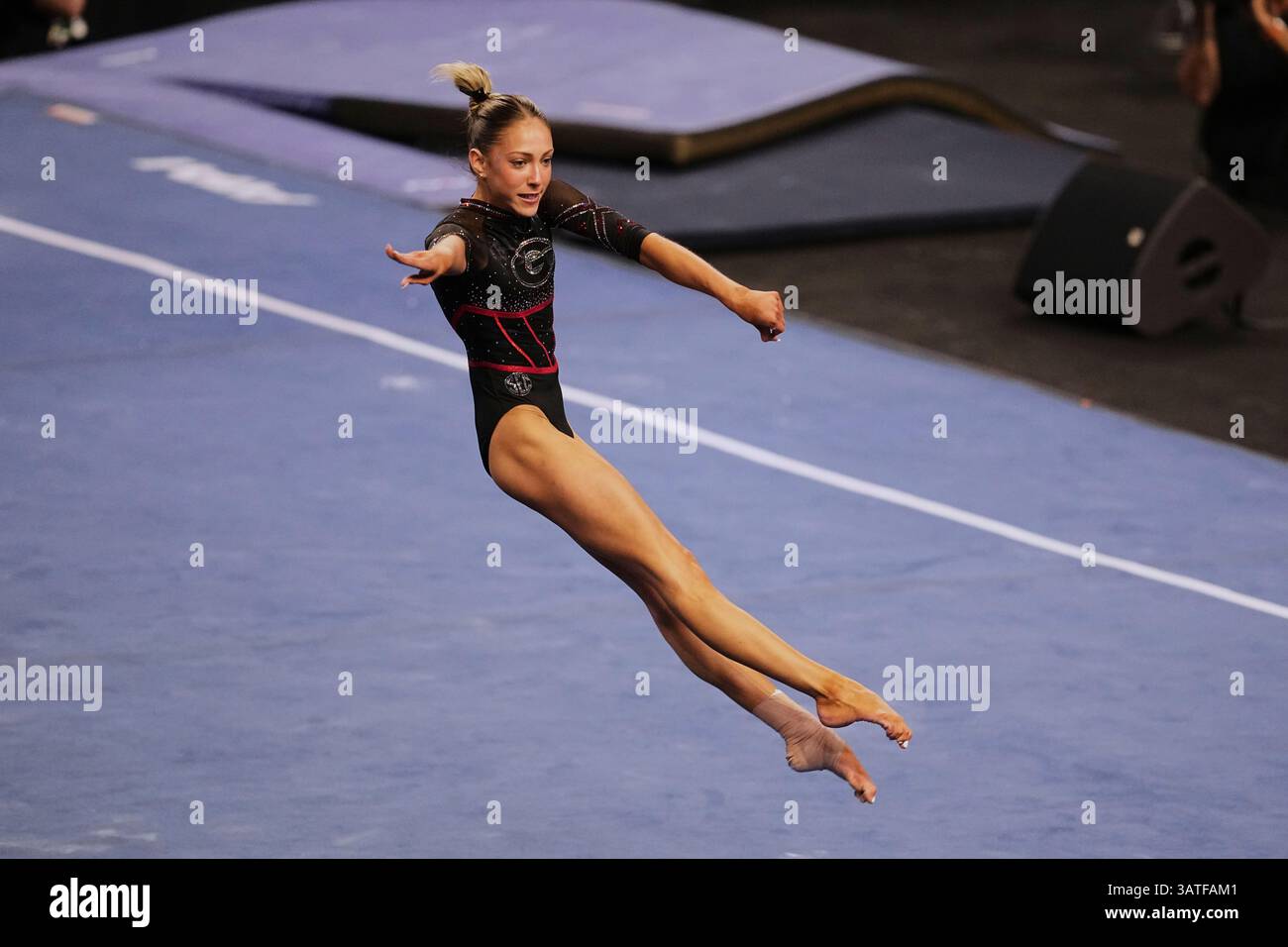 Georgia's Ady Wahl competes on the floor exercise during the NCAA women ...